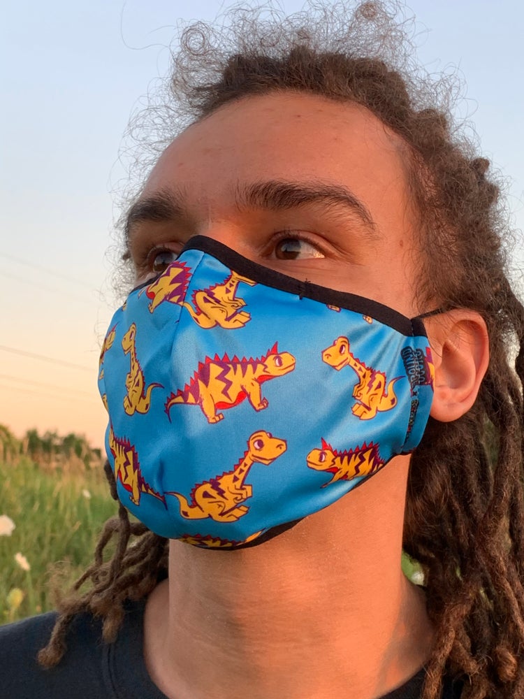 Completely Bonkers - Blue Dino Mask – Ground Score